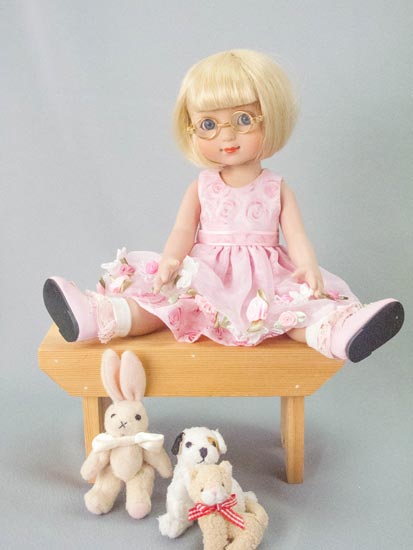Flower Girl Doll Clothes Pattern for Anne Estelle and Patsy/Half Pint